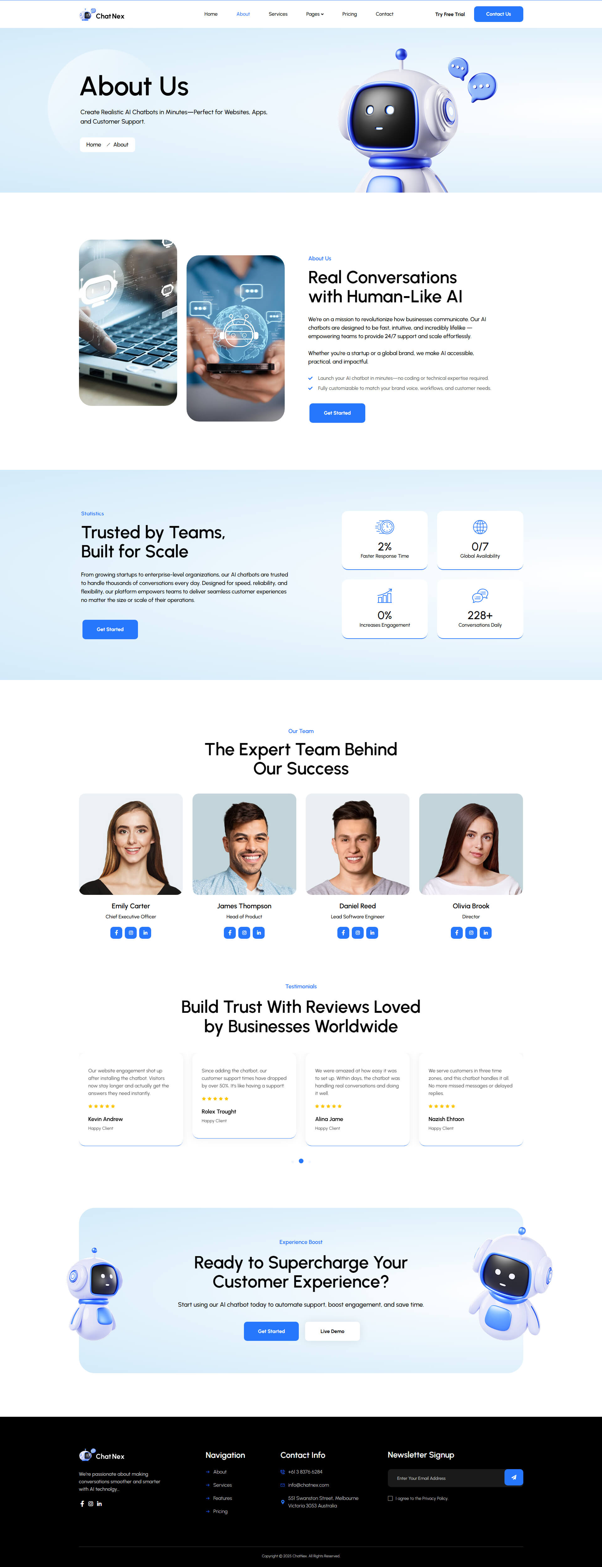 ChatNex - AI Chatbot Elementor Template Kit by designingmedia | ThemeForest